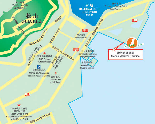 Macau Ferry Terminal Map