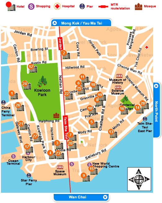 Bloggang.com : Groof&Jeab : โรงแรมต่างๆ ในฝั่งเกาลูน Kowloon ย่านจิมซา ...